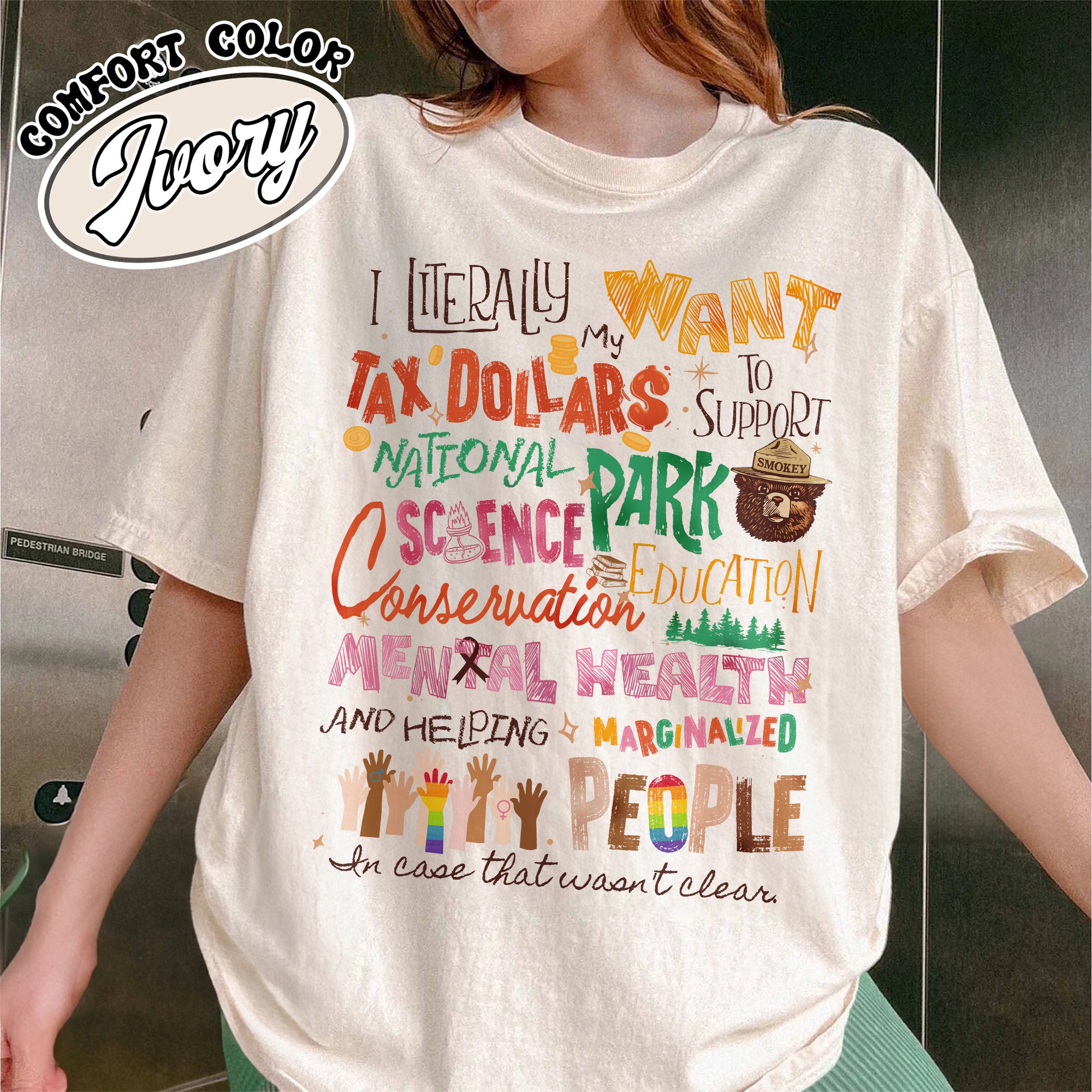 Activism Comfort Color Shirt, Equality Shirt, Support National Parks E ...